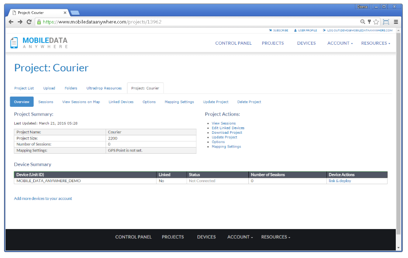Mobile Data Anywhere